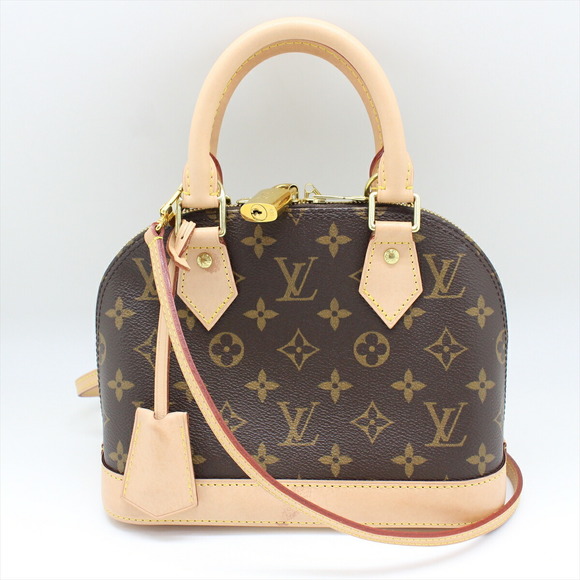 Louis Vuitton | Bags | Louis Vuitton Alma Bb Monogram 2way Bag Brown ...